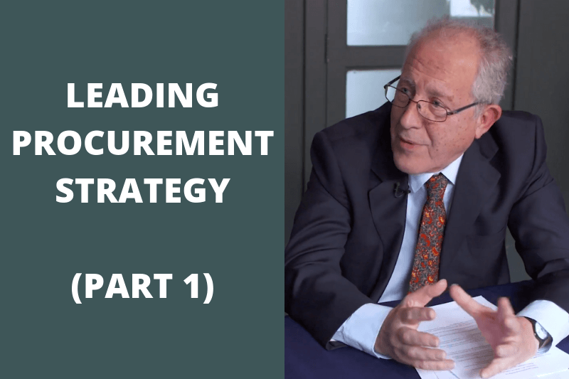 In conversation with Martin Christopher: Leading Procurement Strategy